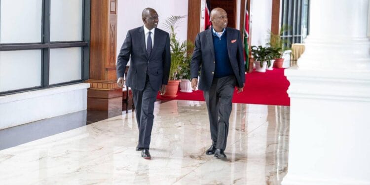 Gideon Moi Meets Ruto at Statehouse, KANU to sign 2027 Pact