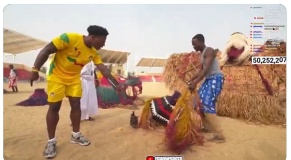 IShowSpeed Faces Benin's Zangbeto Guardian
